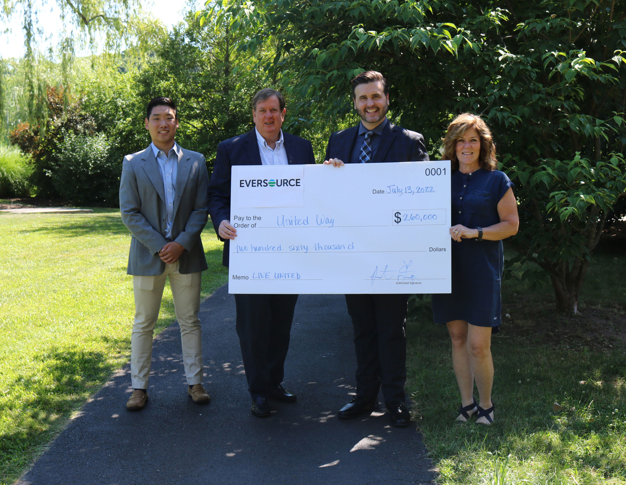 United Way Receives $260,000 in Critical Funding from Eversource Foundation and Employee ...