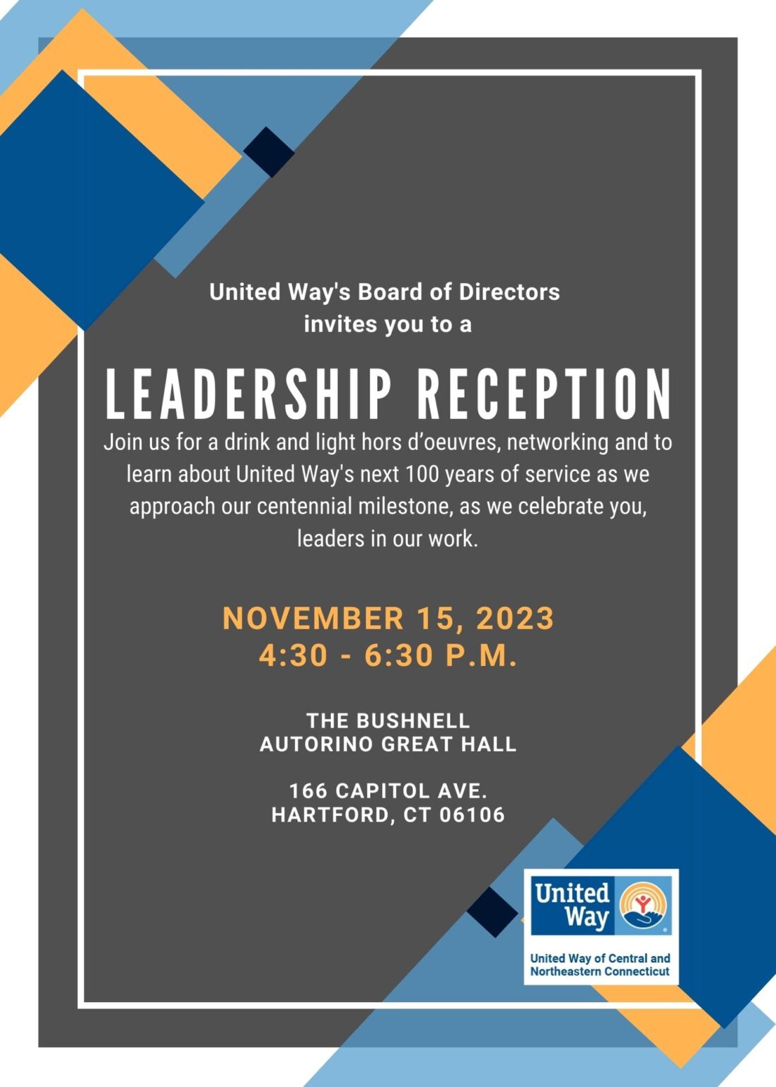 2023 Leadership Reception - United Way